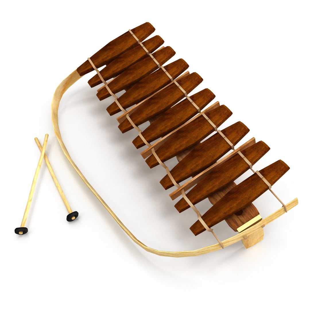 3d Model Wooden Marimba