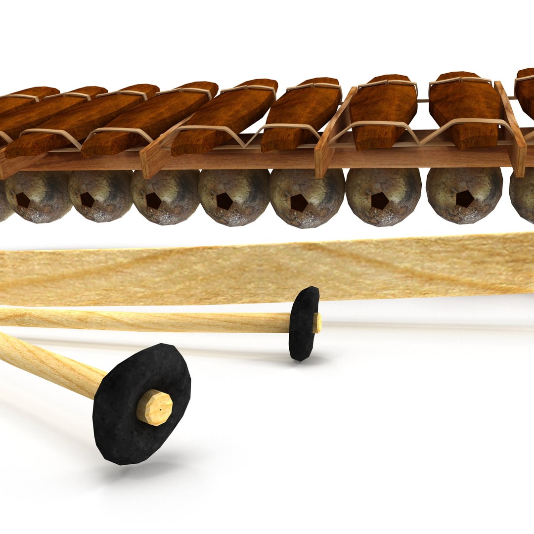 3d Model Wooden Marimba