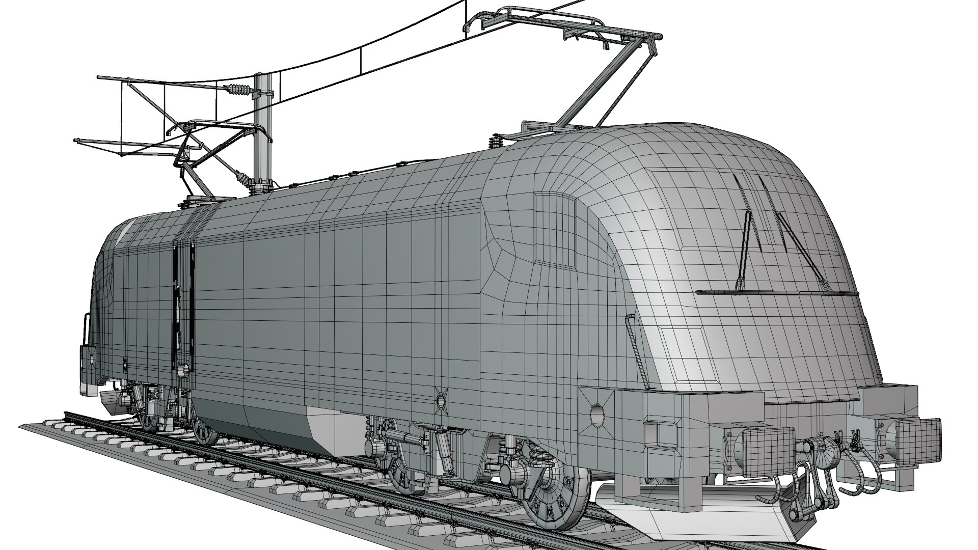 Siemens Locomotive And Diesel Train 3D Model - TurboSquid 1762729