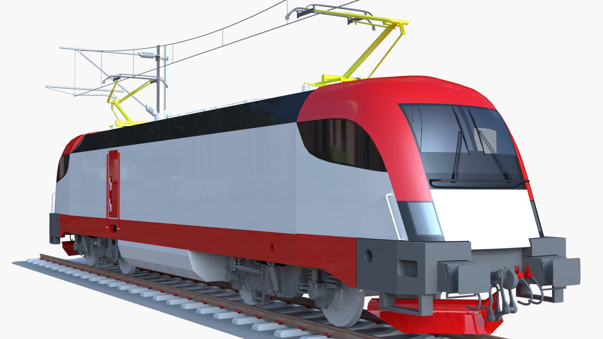 Siemens Locomotive And Diesel Train 3D Model - TurboSquid 1762729
