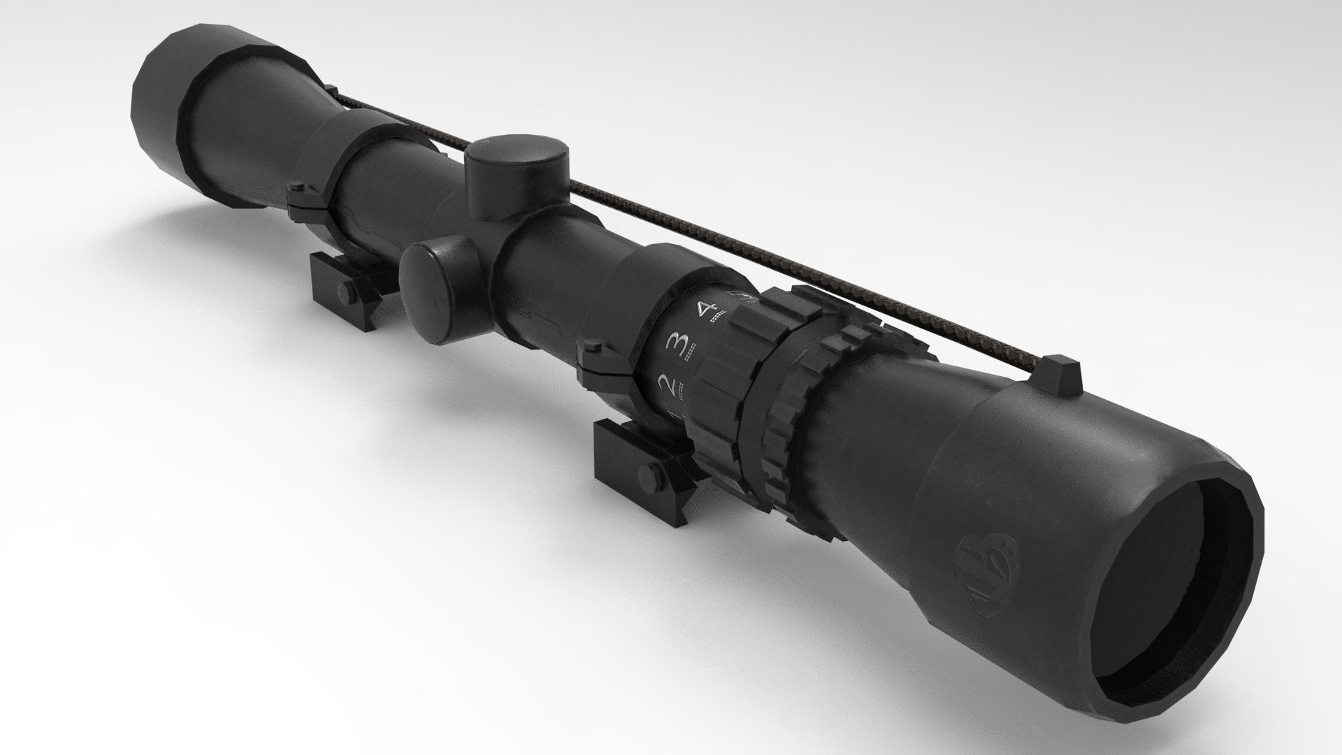 3D 8x Scope - TurboSquid 1817925