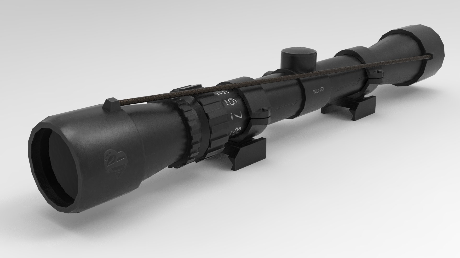 3D 8x Scope - TurboSquid 1817925