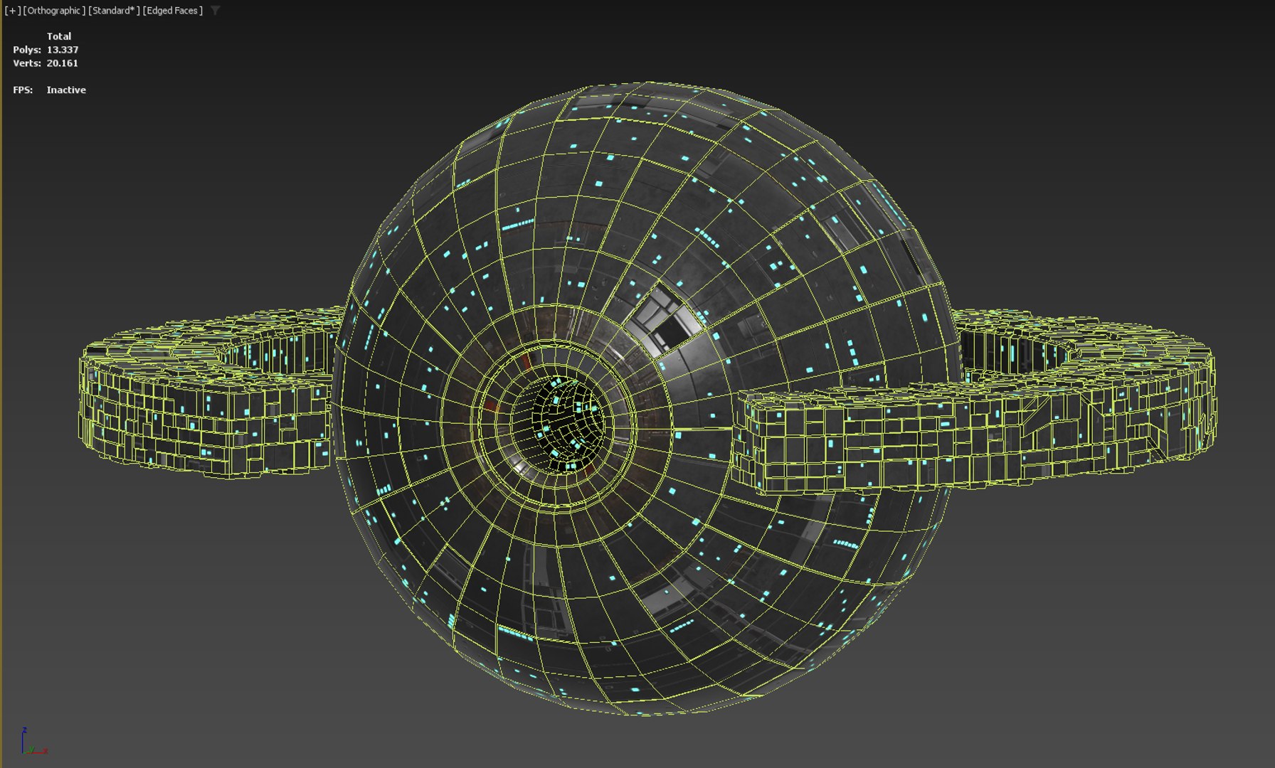 Space Station Sphere Mothership Model - TurboSquid 1917774
