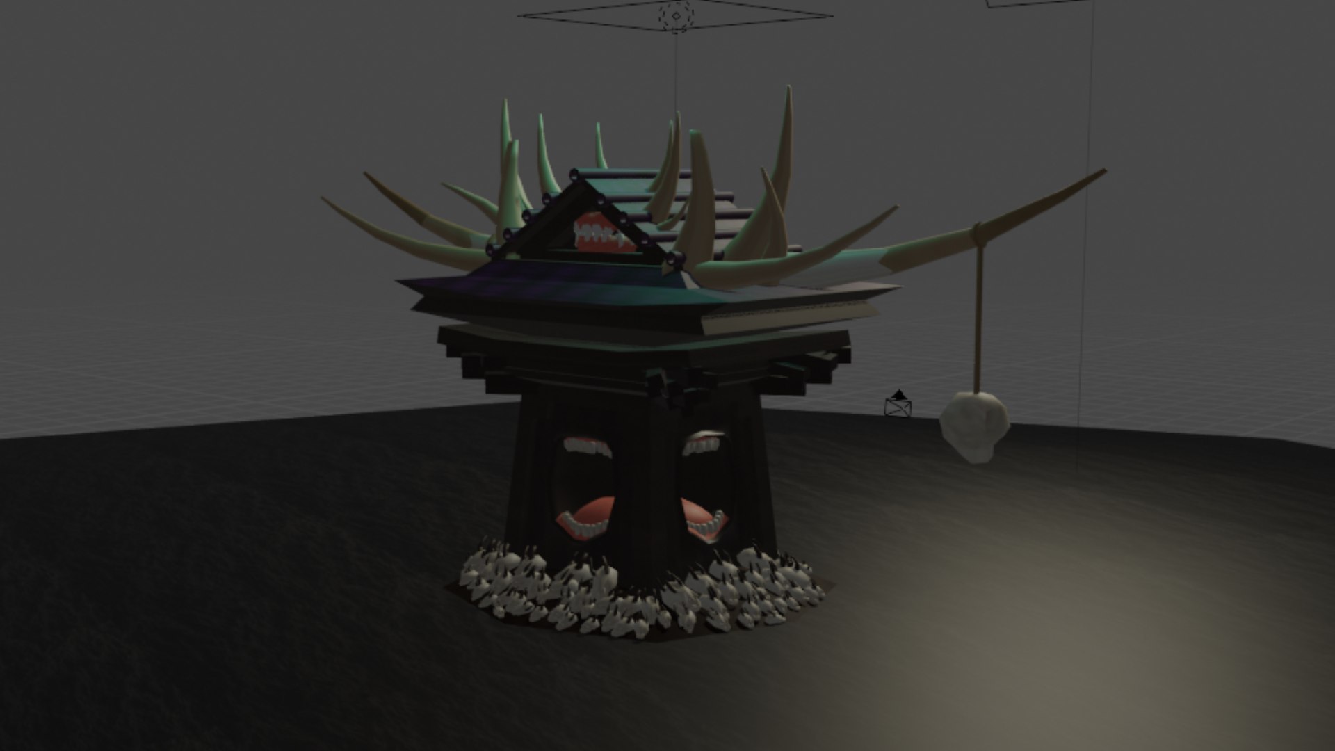 Sukunas Domain Shrine Model - TurboSquid 2205899