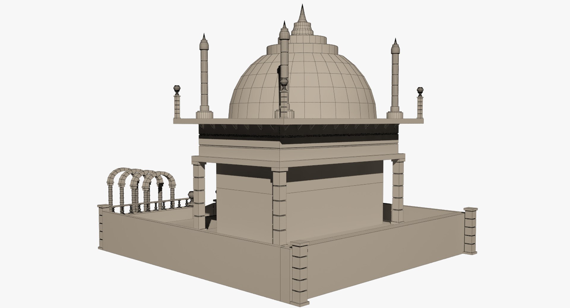 3D Model Temple - TurboSquid 1239428