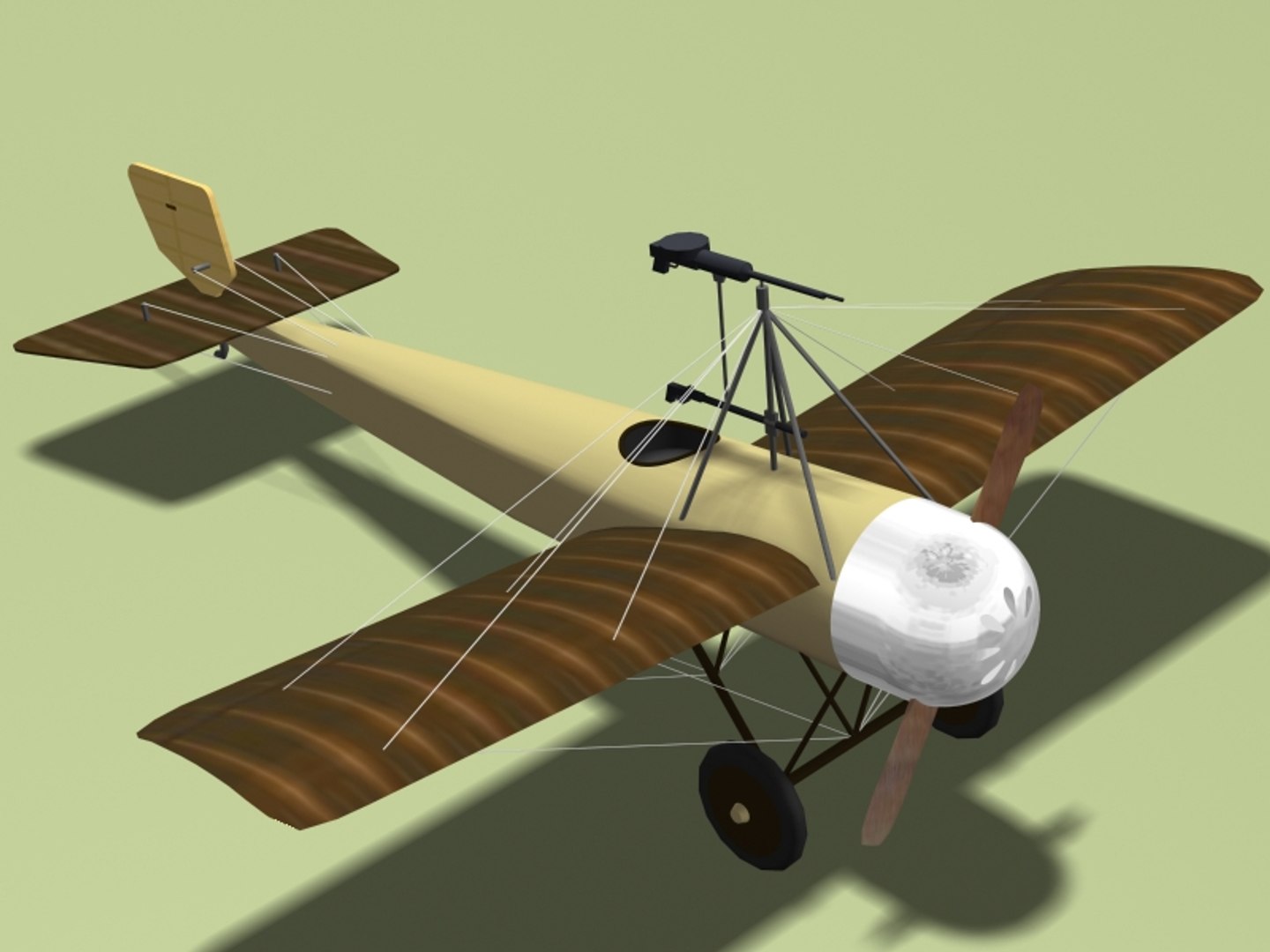 Caproni Ca 20 Fighter 3d C4d