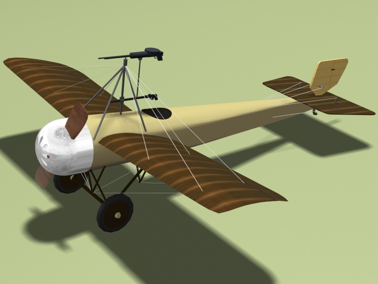 Caproni Ca 20 Fighter 3d C4d