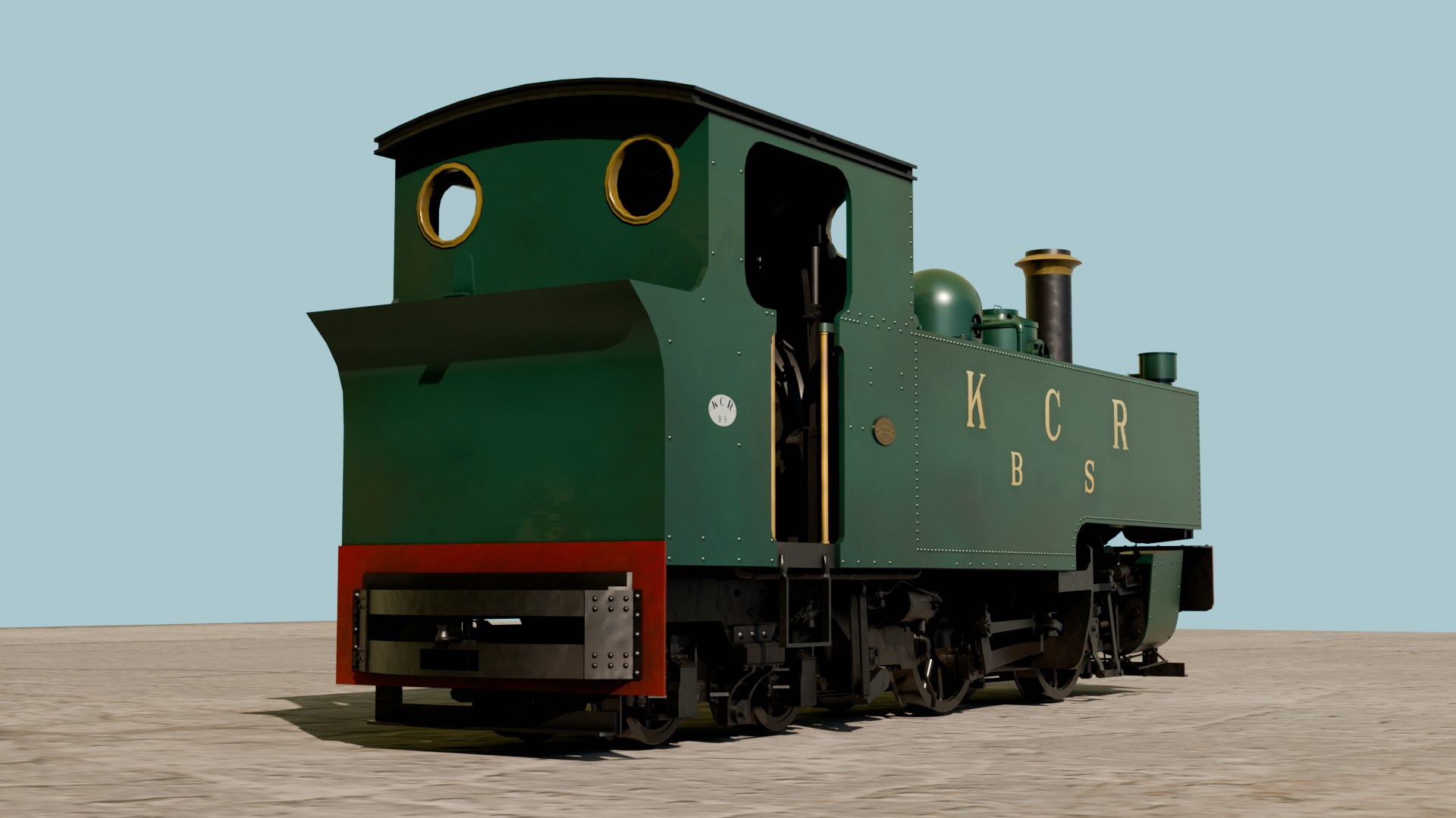3D KCR 0-4-4T WG Bagnall Loco - TurboSquid 2376980