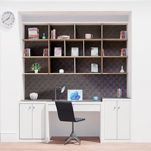 Office Desk Blender Models for Download | TurboSquid