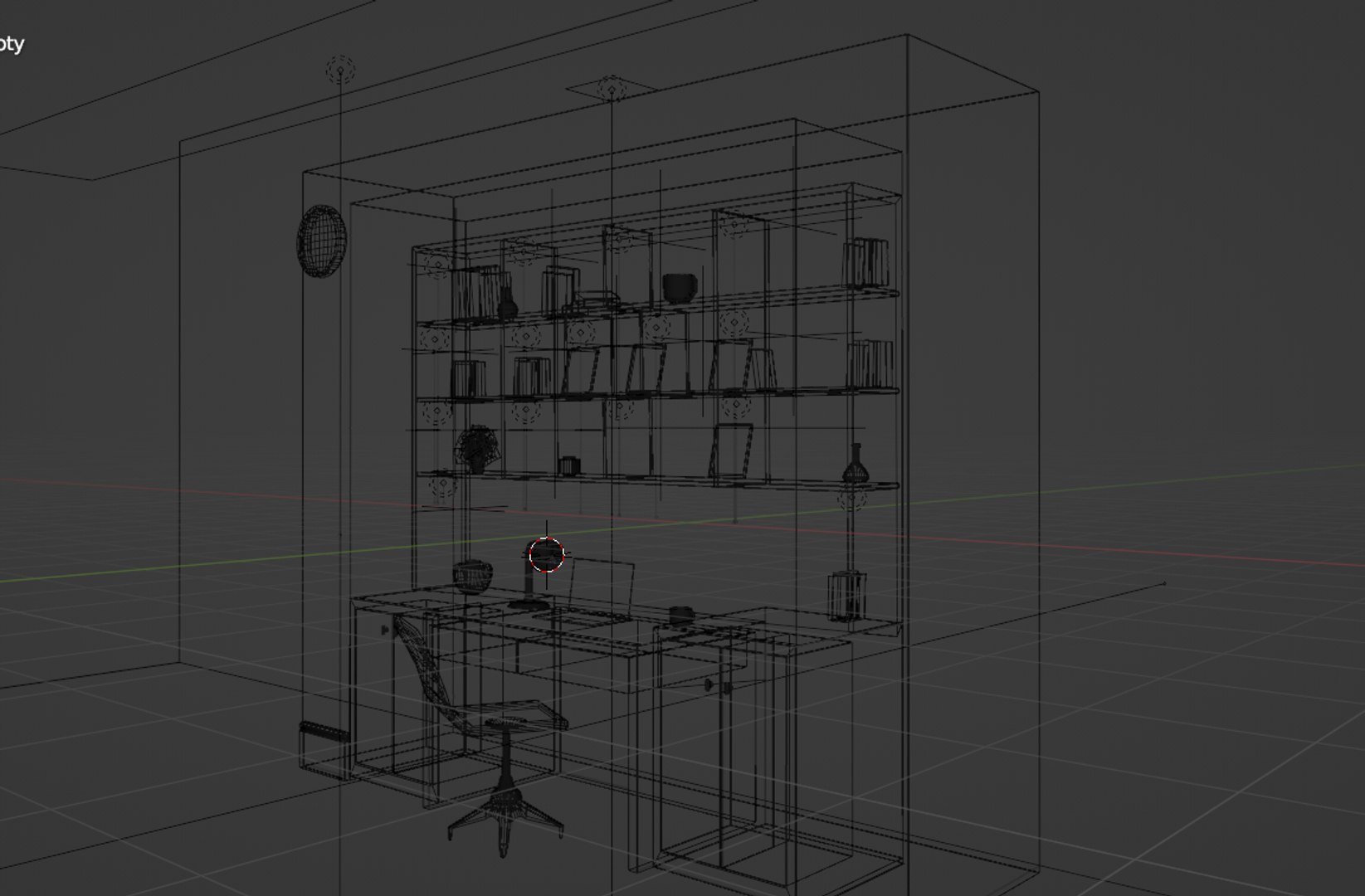 3D Model Personal Desk Interior - TurboSquid 2107571