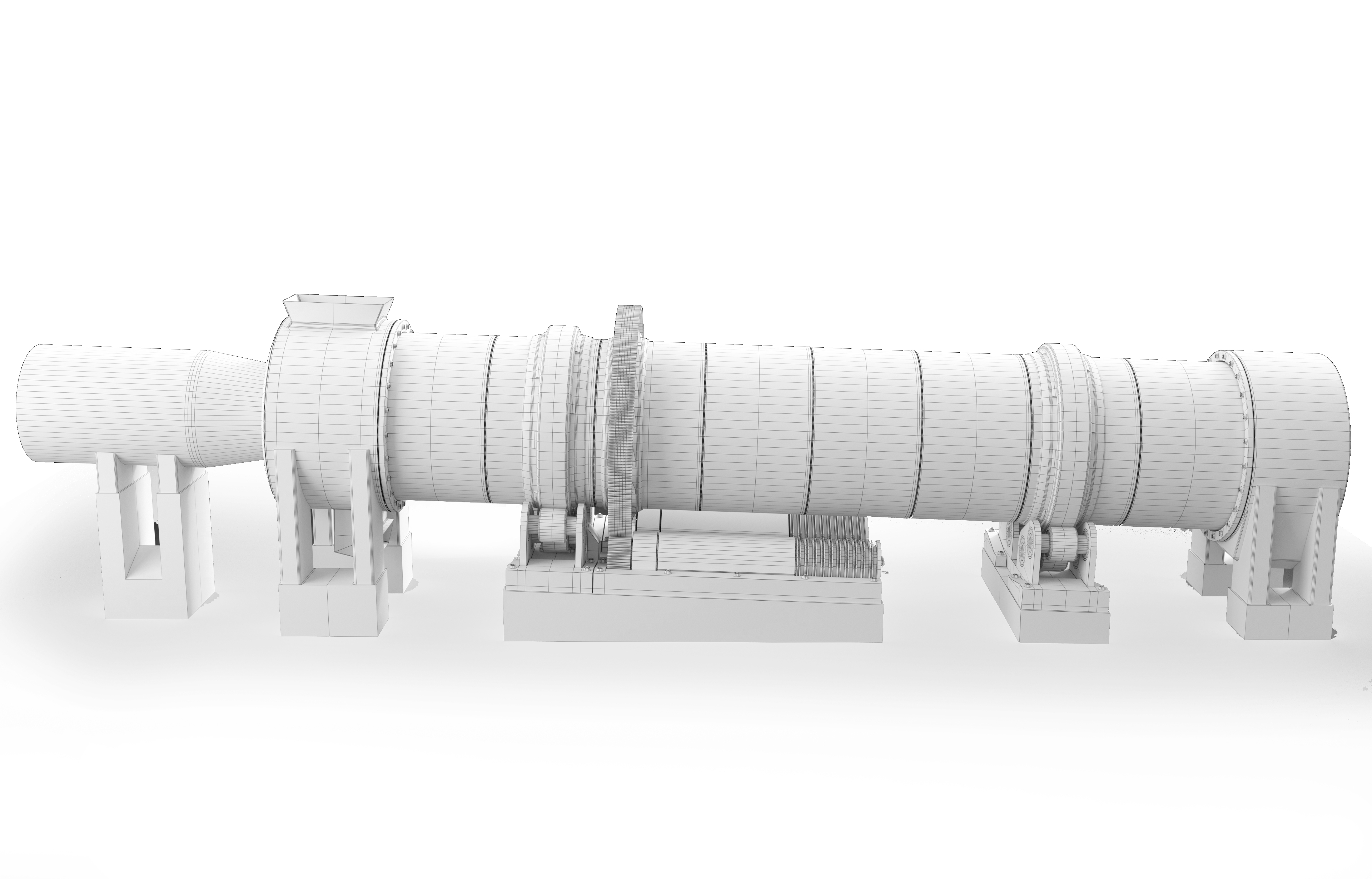 3D Rotary dryer machine - TurboSquid 1732886