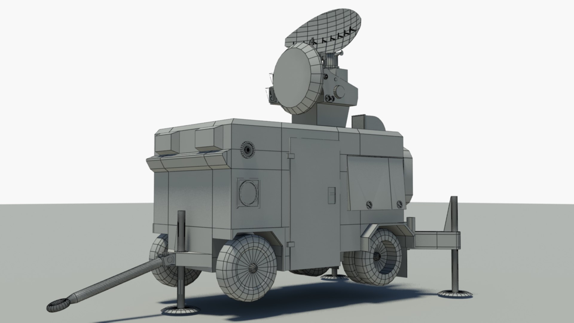 Skyguard Radar 3D Model - TurboSquid 1701269