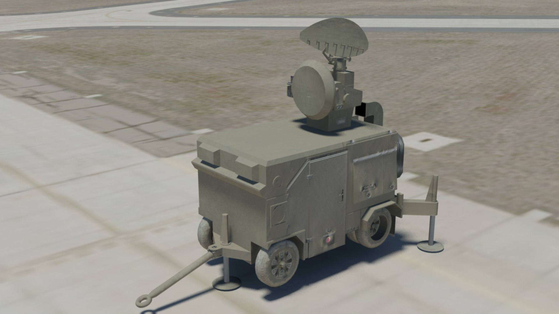 Skyguard Radar 3D Model - TurboSquid 1701269