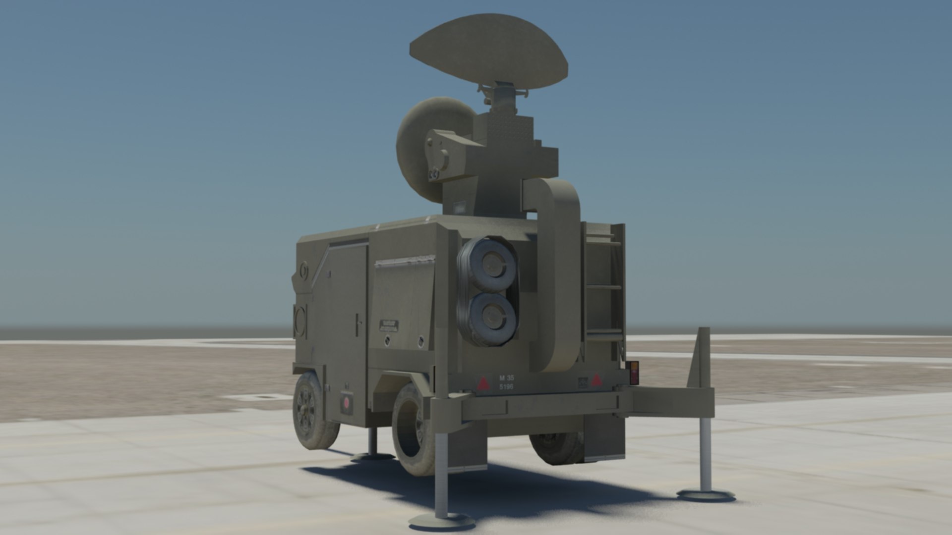 Skyguard Radar 3D Model - TurboSquid 1701269