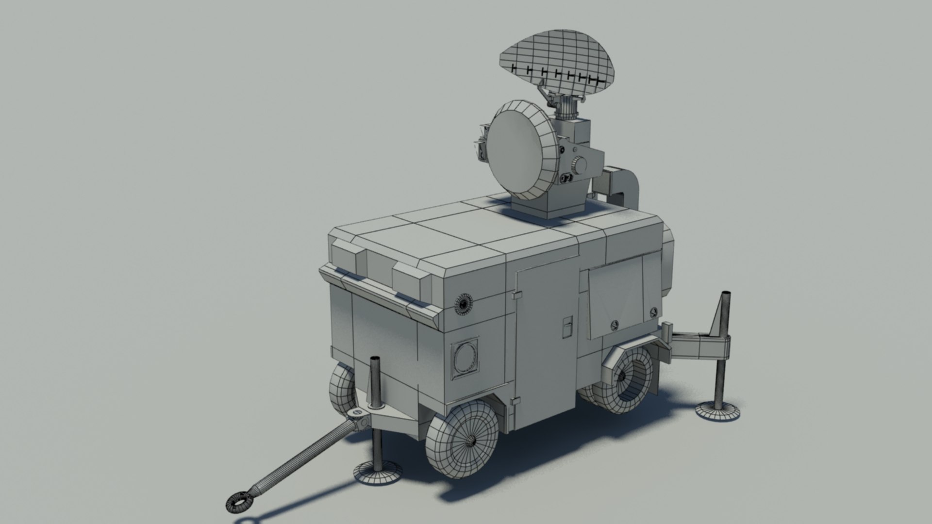 Skyguard Radar 3D Model - TurboSquid 1701269