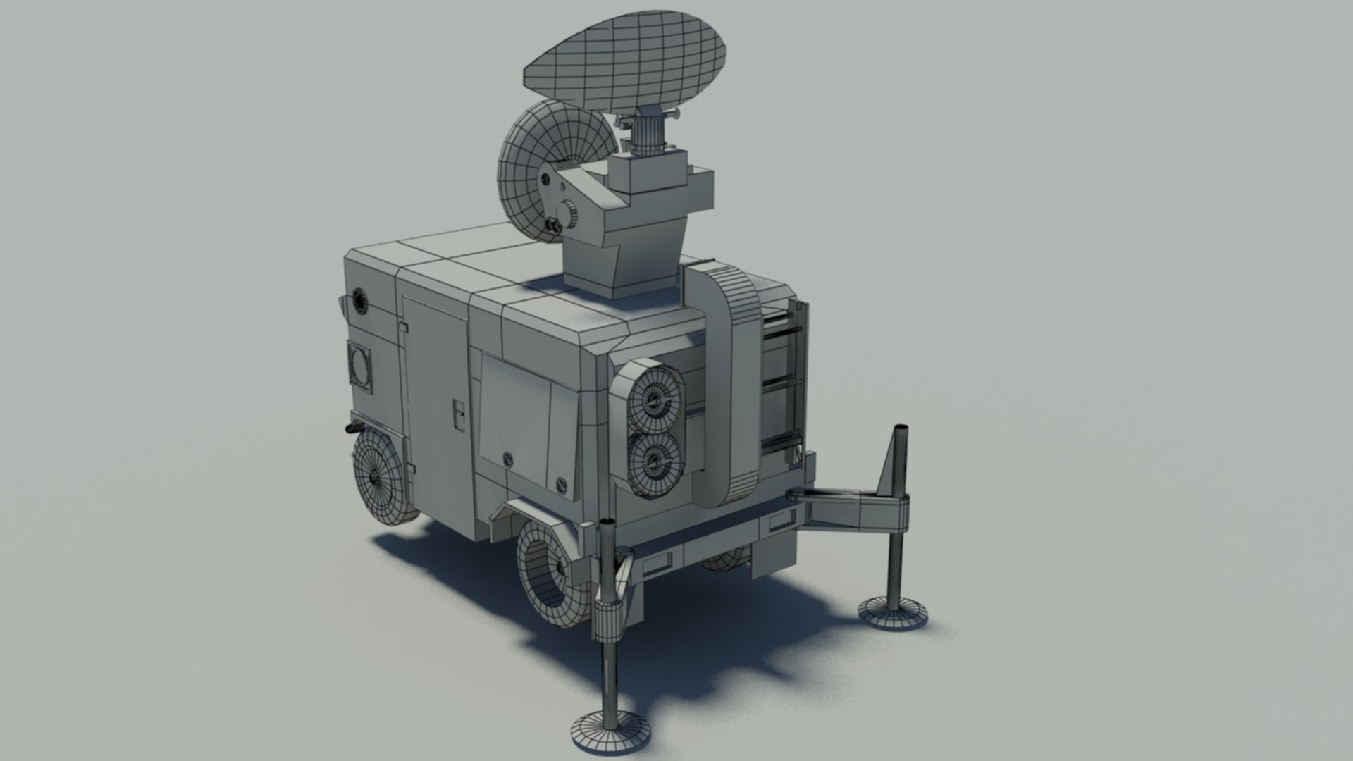 Skyguard Radar 3D Model - TurboSquid 1701269