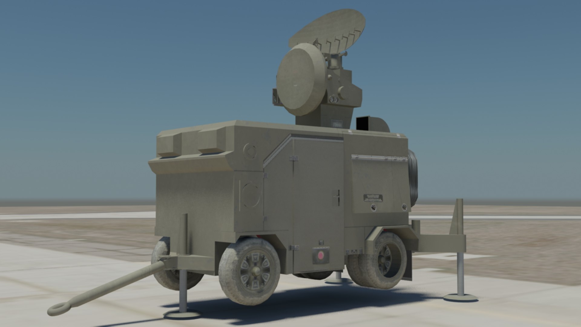 Skyguard Radar 3D Model - TurboSquid 1701269