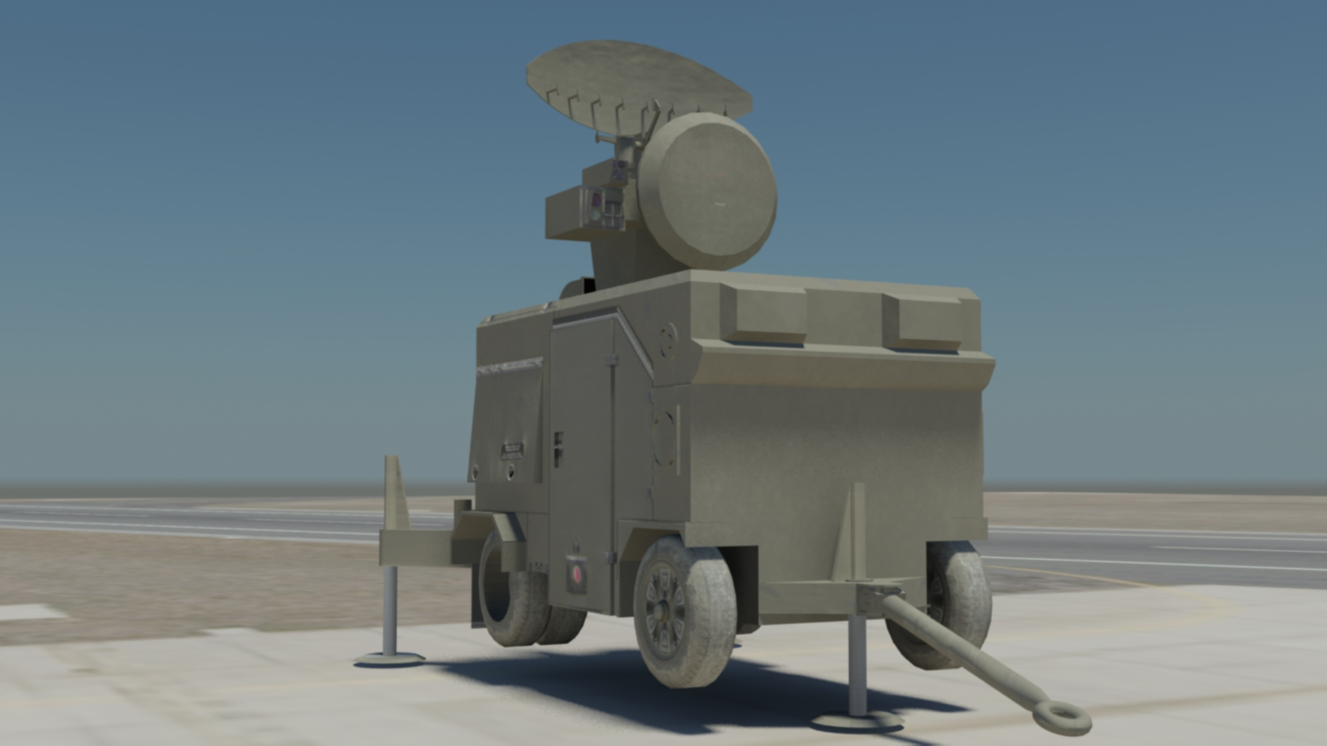 Skyguard radar 3D model - TurboSquid 1701269