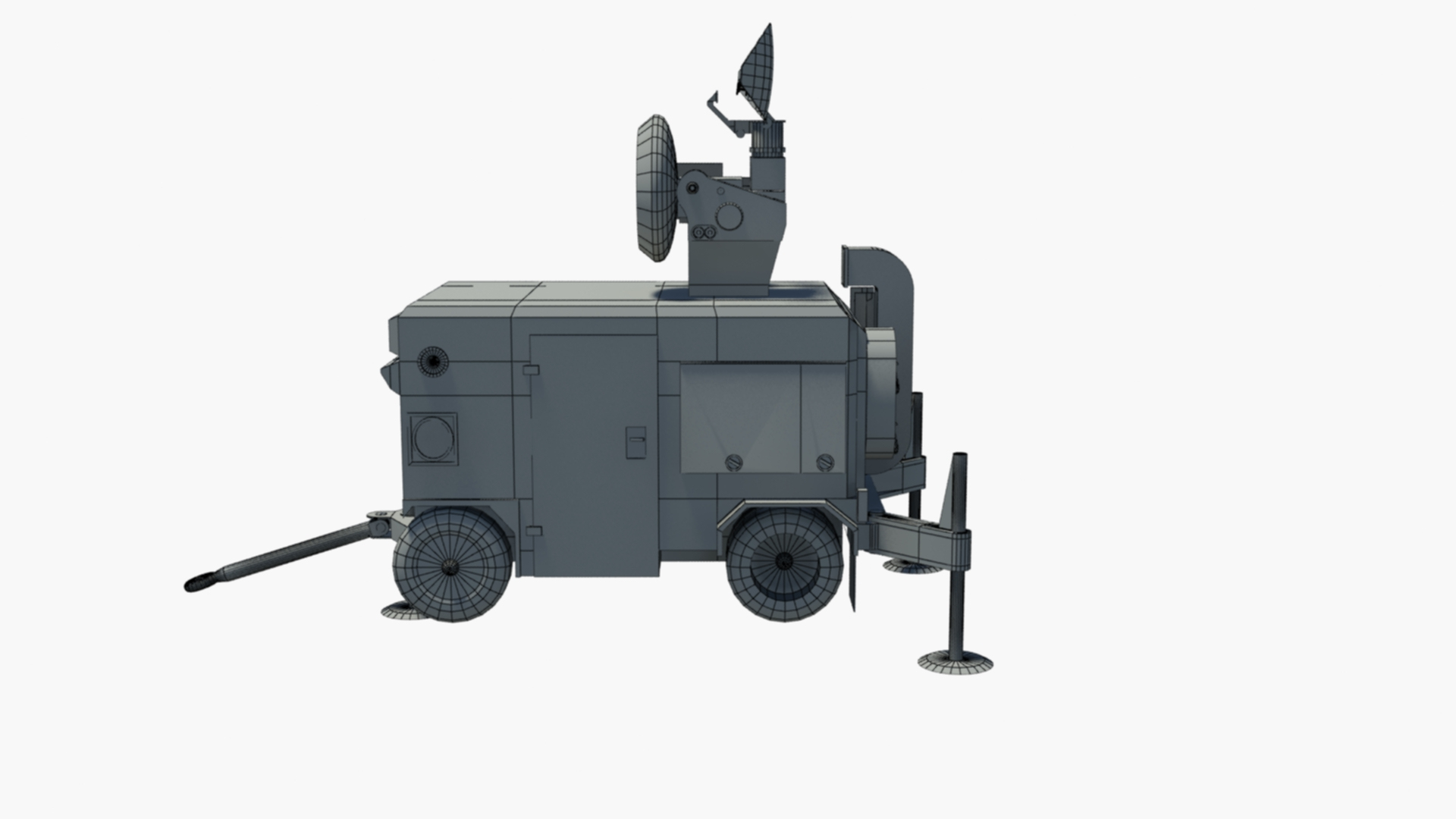 Skyguard Radar 3D Model - TurboSquid 1701269