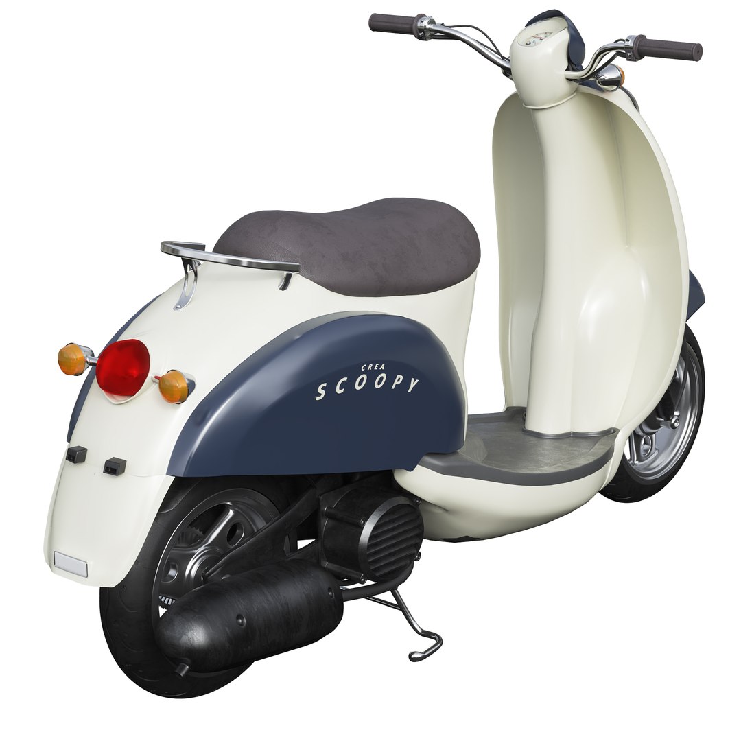 3D Honda Crea Scoopy Model - TurboSquid 1736674