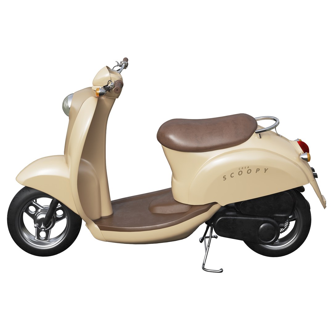 3D Honda Crea Scoopy Model - TurboSquid 1736674