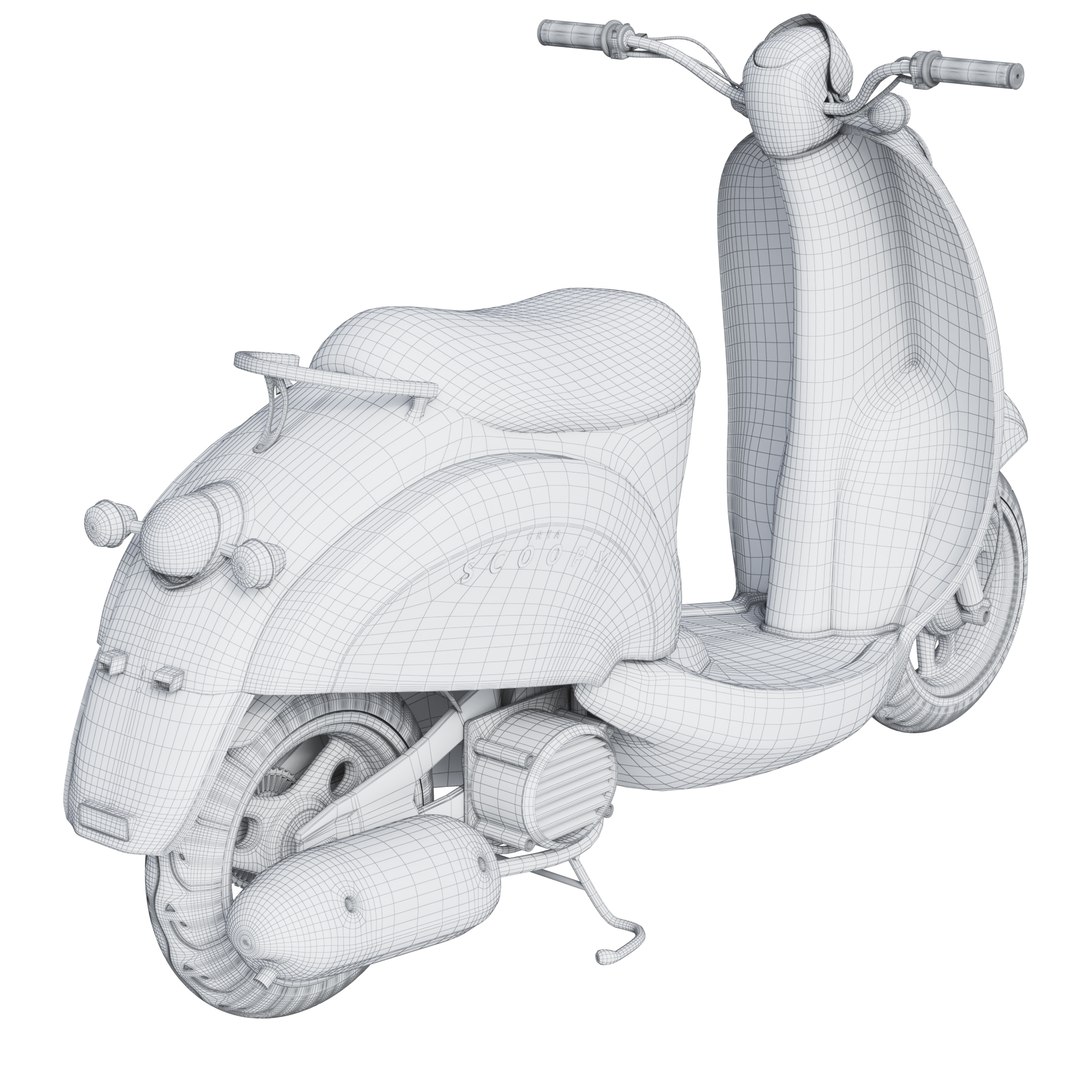 3D Honda Crea Scoopy Model - TurboSquid 1736674