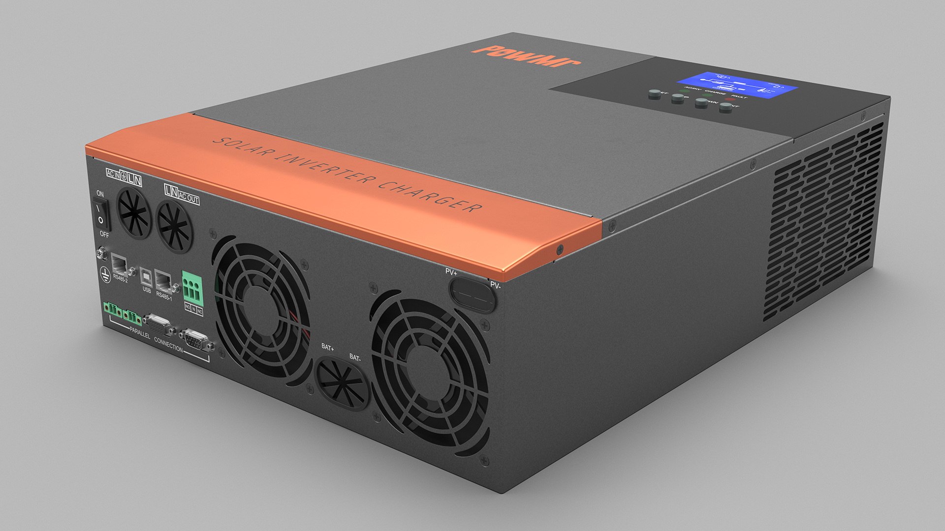 PowMr Solar Inverter Charger Model - TurboSquid 2279663