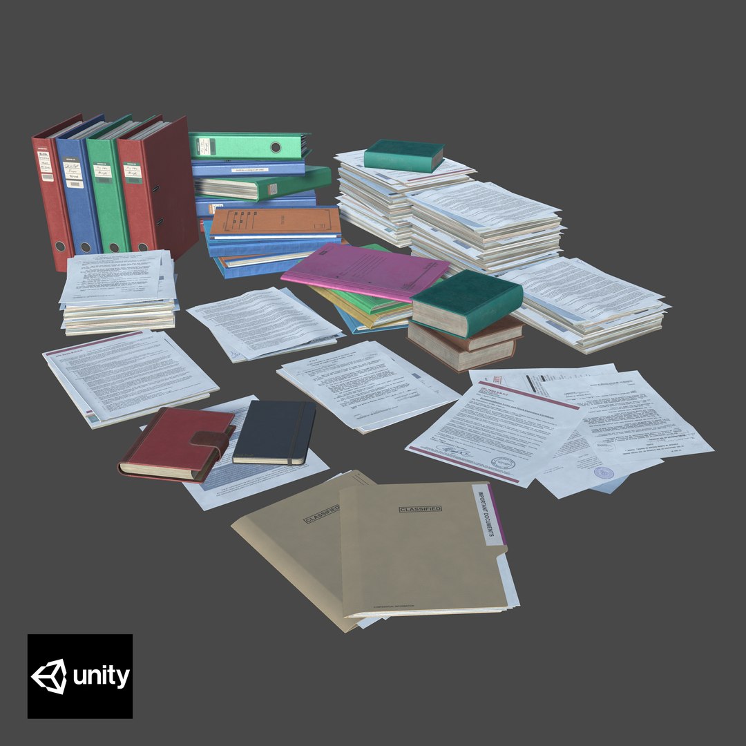 3D Files And Folders Model - TurboSquid 2185738