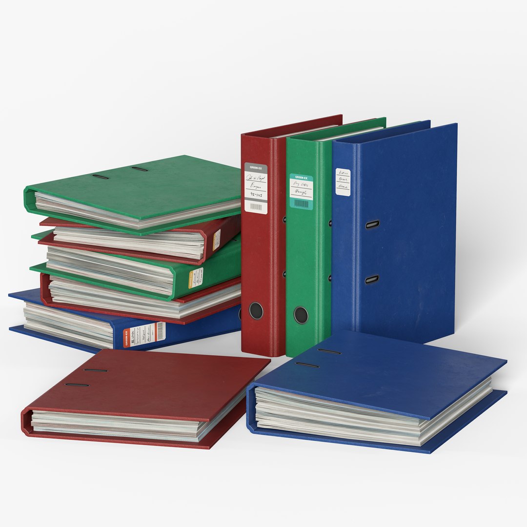 3D Files And Folders Model - TurboSquid 2185738