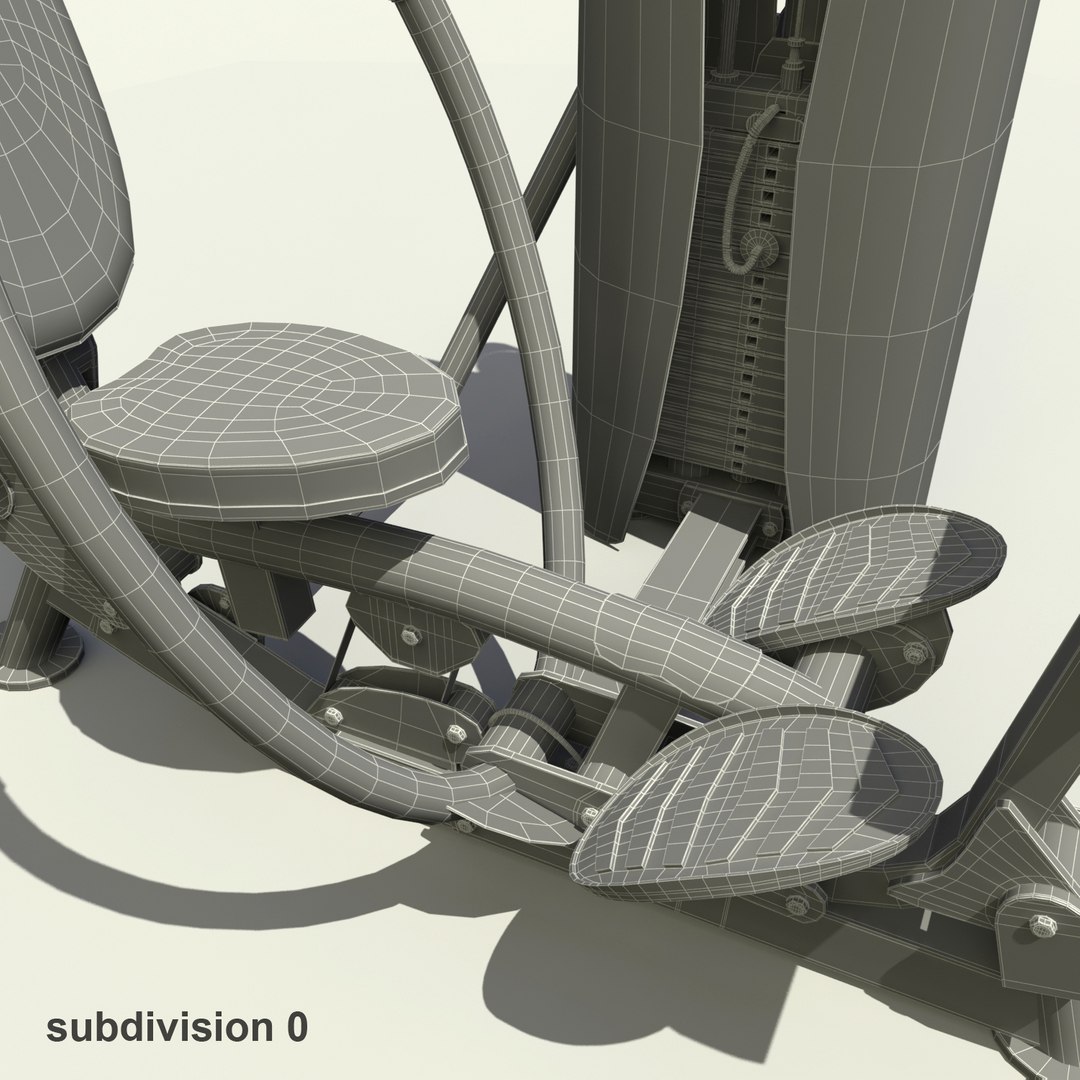 3d Chest Press Model