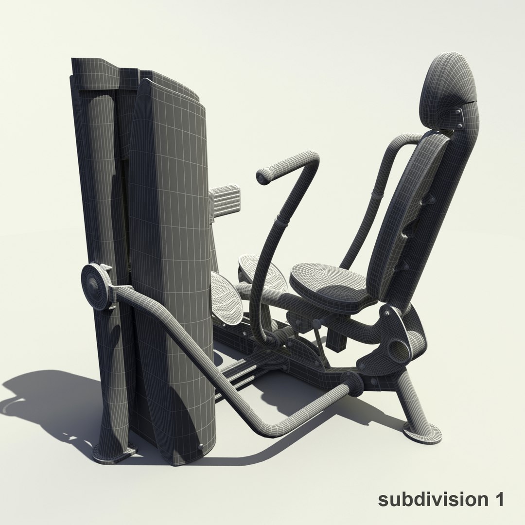 3d Chest Press Model
