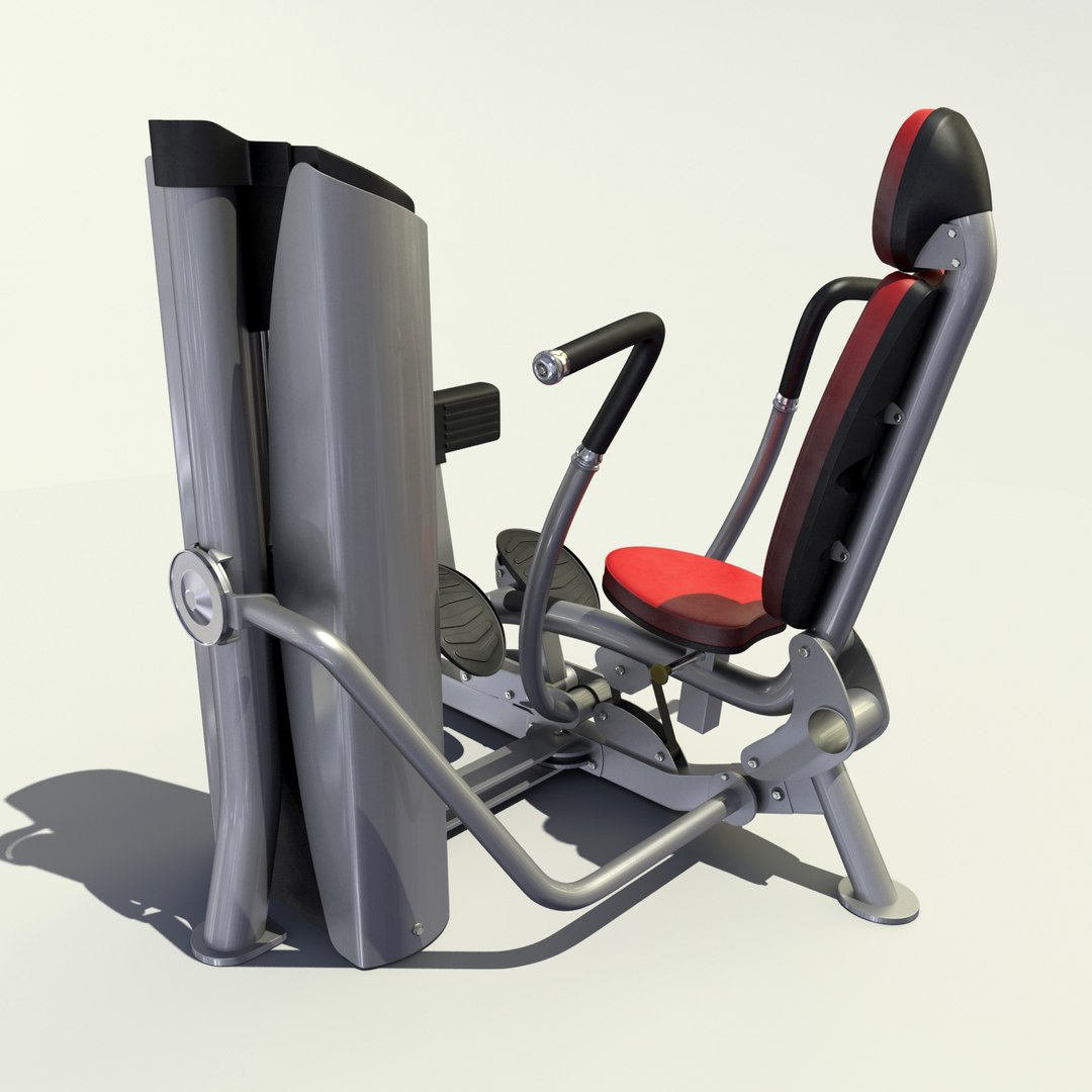 3d Chest Press Model
