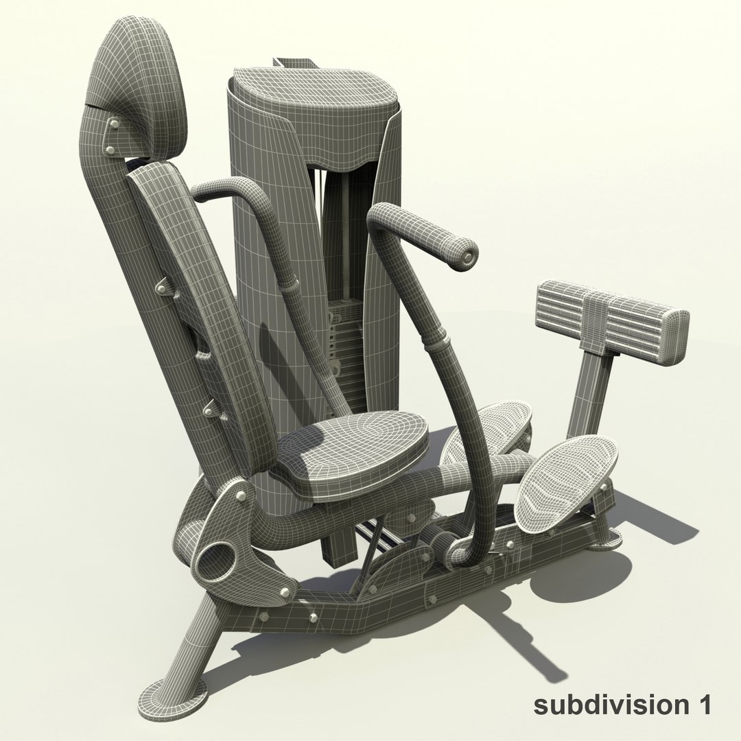 3d Chest Press Model