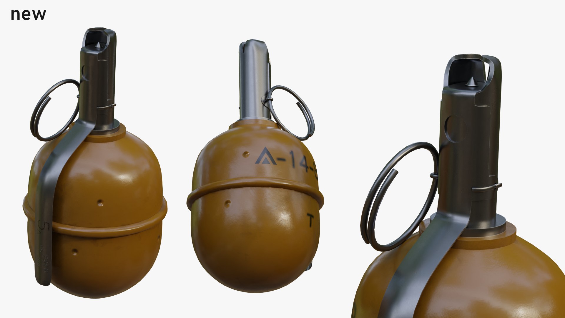 RGD-5 Frag Grenade1 3D Model - TurboSquid 2241743