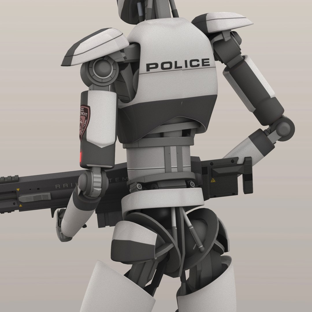 Police Rigged 3D Model - TurboSquid 1199104