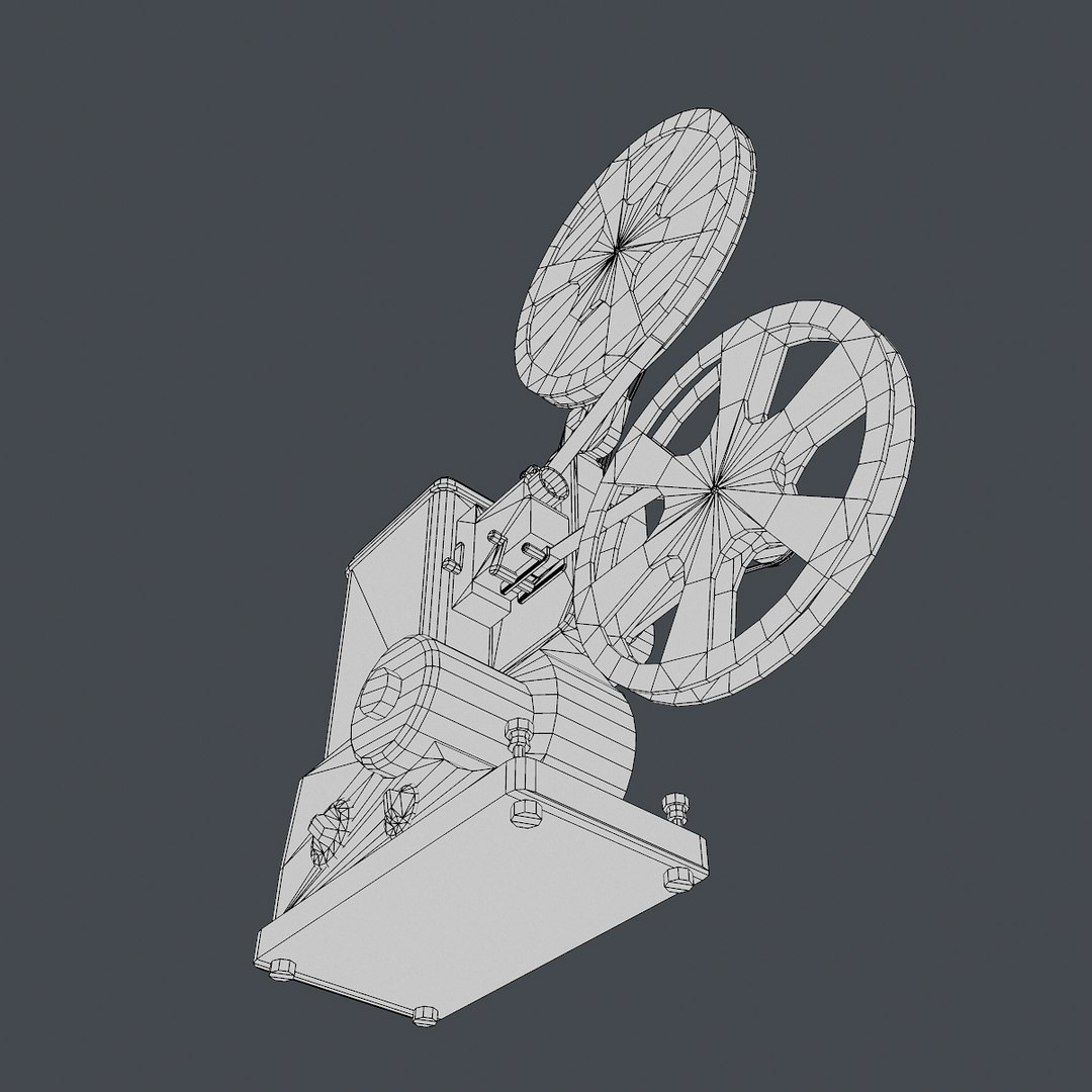 Film Projector 3d Model
