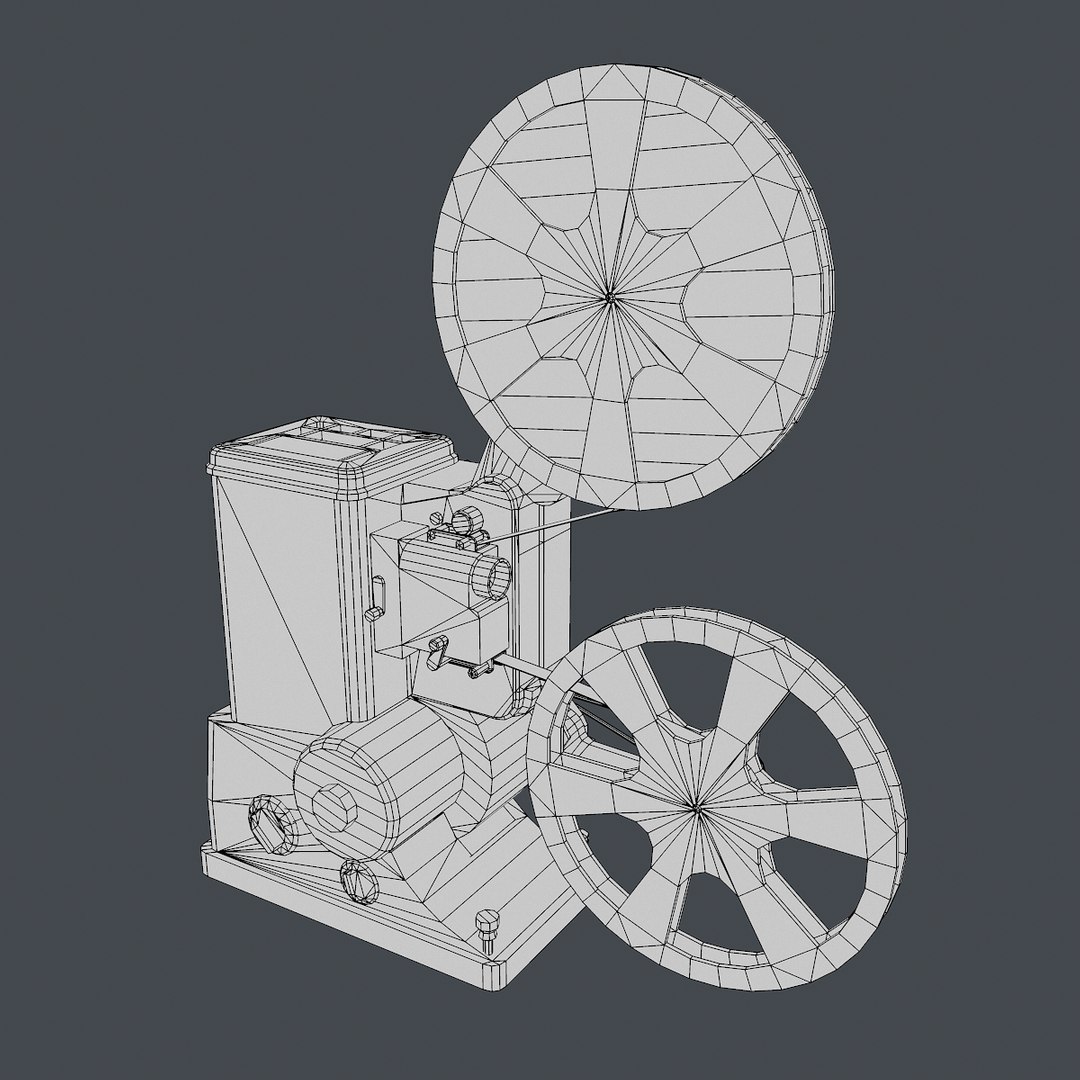 Film Projector 3d Model