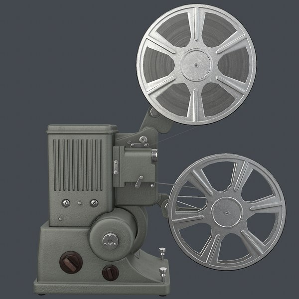 film projector 3d model