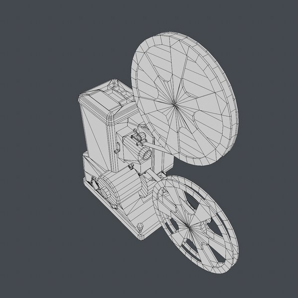 film projector 3d model