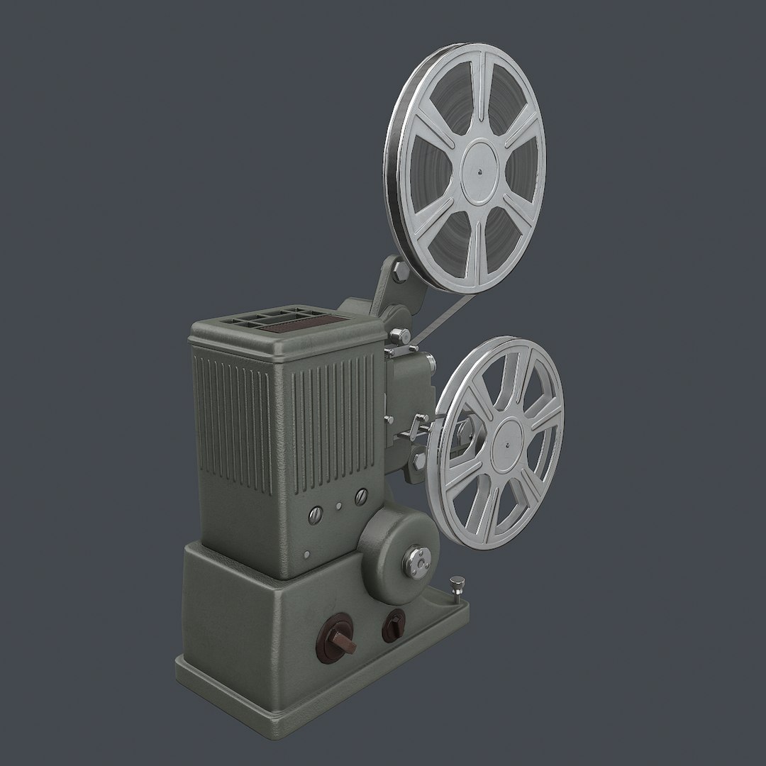 Film Projector 3d Model