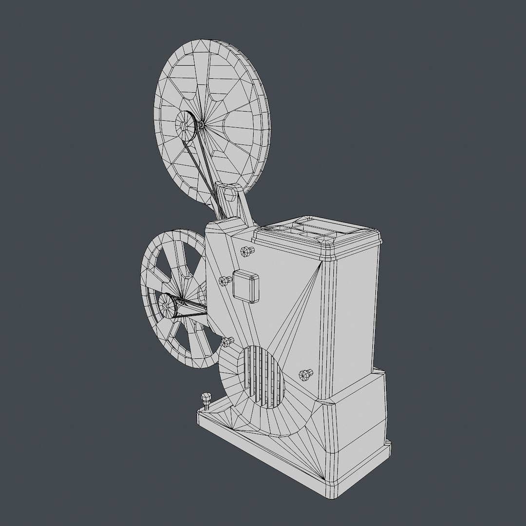 Film Projector 3d Model