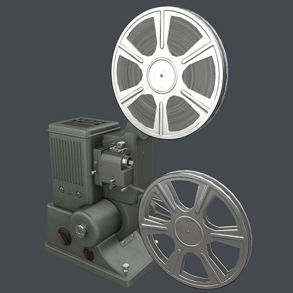 film projector 3d model