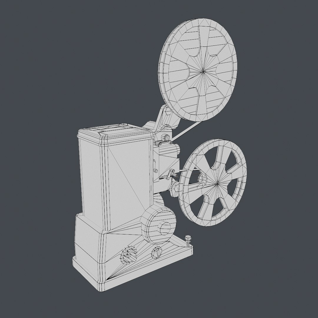 Film Projector 3d Model