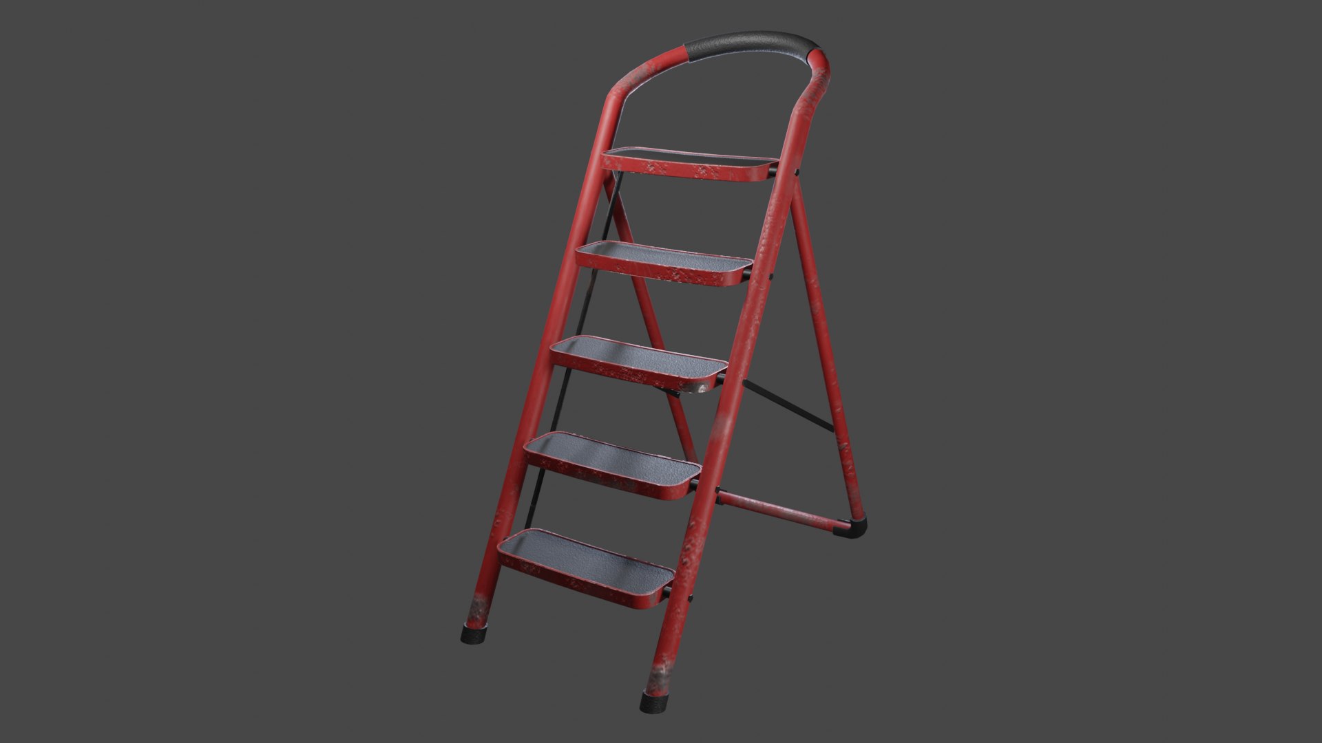 Step Ladder low-poly 3D - TurboSquid 1773225
