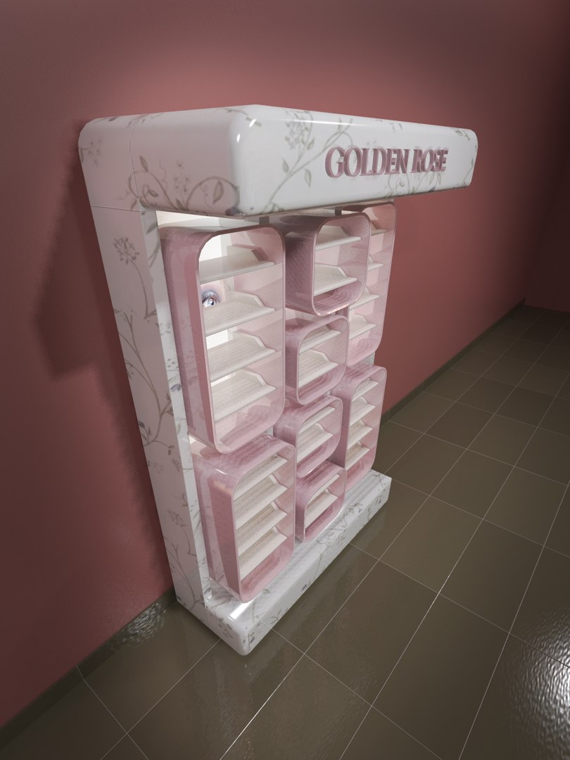 retail fixtures 3d model