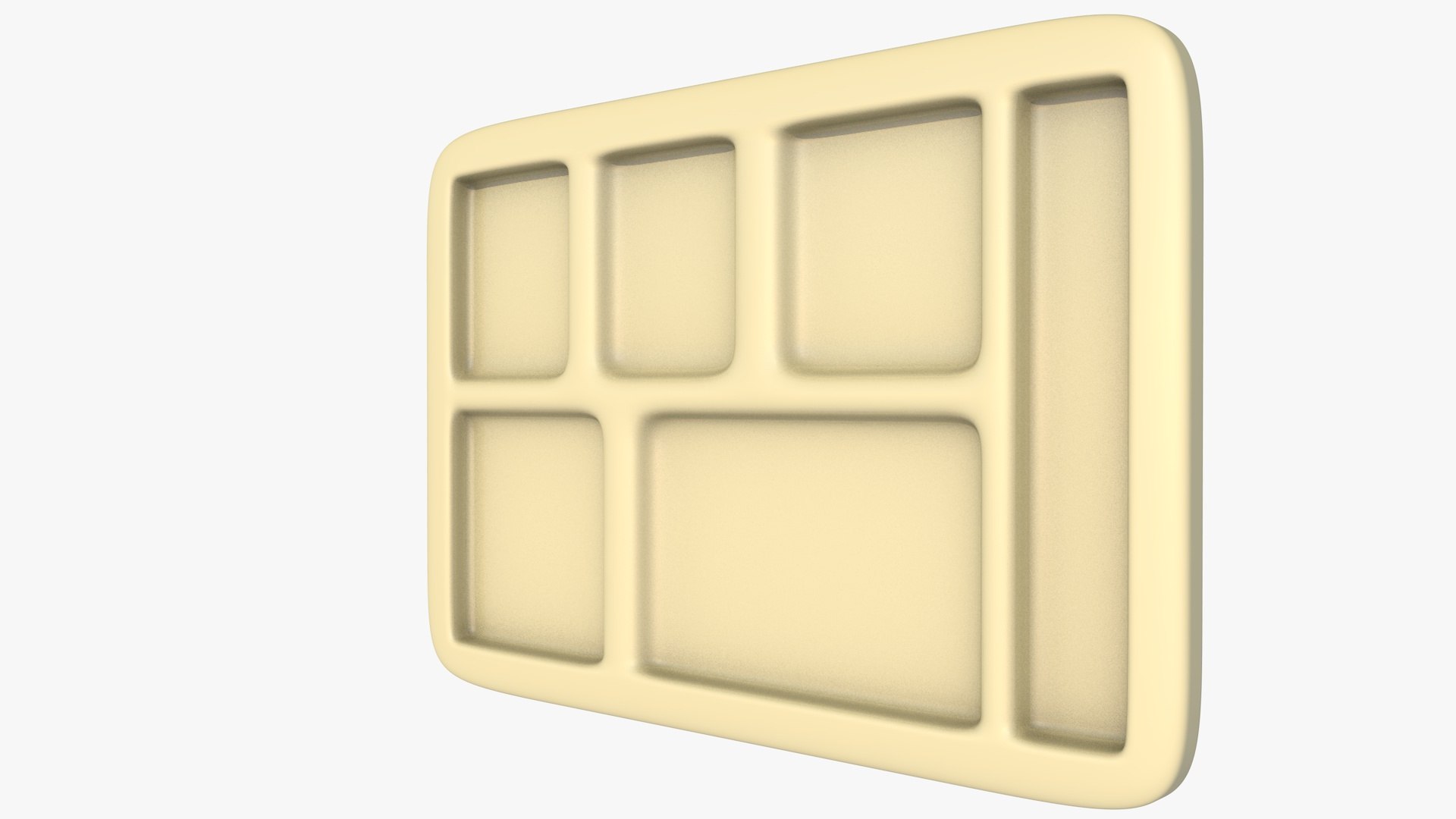 Lunch Food Tray 3D model - TurboSquid 1807055