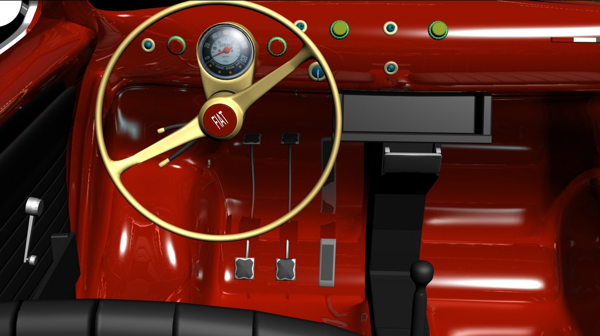 Fiat 500 Classic 3d Max