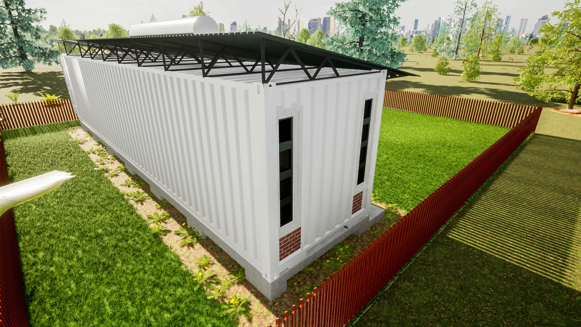 3D Container House 1 Bedroom Interior And Exterior Model - TurboSquid ...