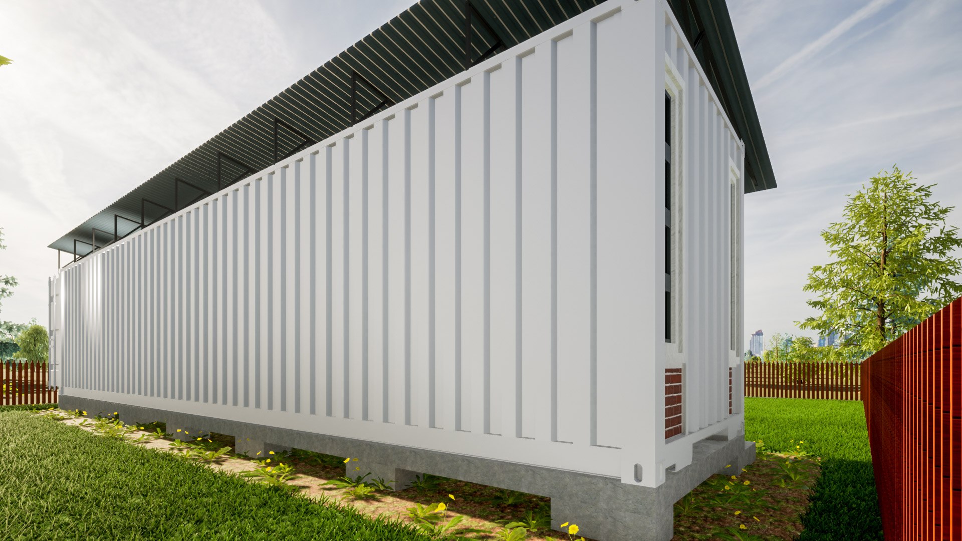 3D Container House 1 Bedroom Interior And Exterior Model - TurboSquid ...