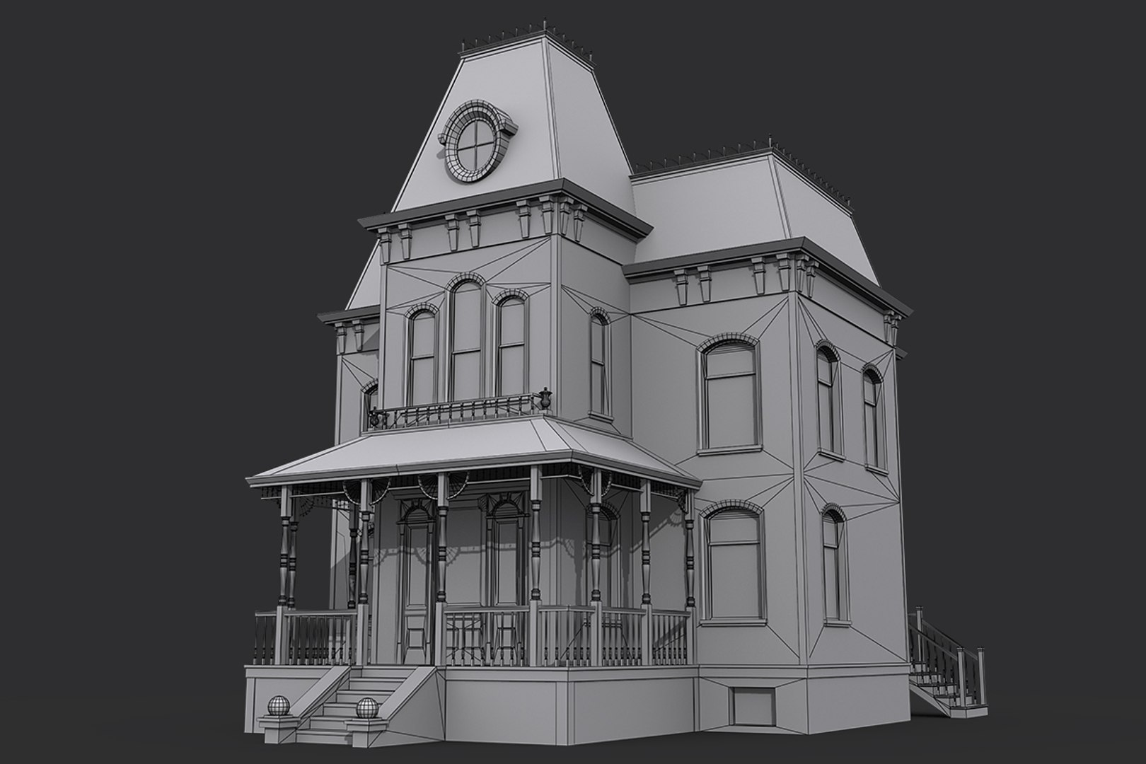 Haunted House 3D Model - TurboSquid 1276163